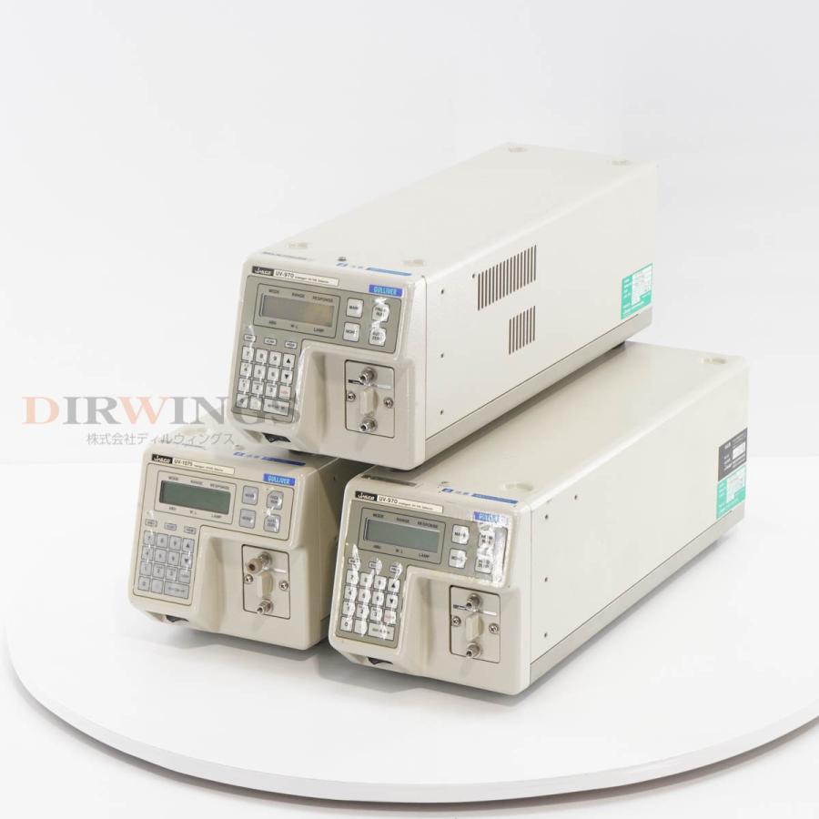 [DW]USED 8日保証 セット JASCO UV-1575 UV-970 GULLIVER HPLC Intelligent UV/VIS DETECTOR 検出器 液体クロマトグラフ 液 ...