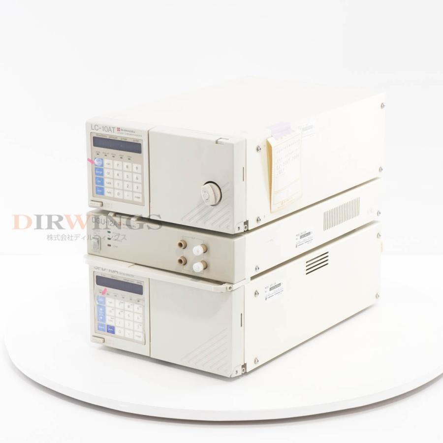 [DW]USED 8日保証 セット SHIMADZU LC-10AT SPD-10A CTO-10A DGU-12A C-R6A HPLC LIQUID CHROMATOGRAPH 液クロ ...