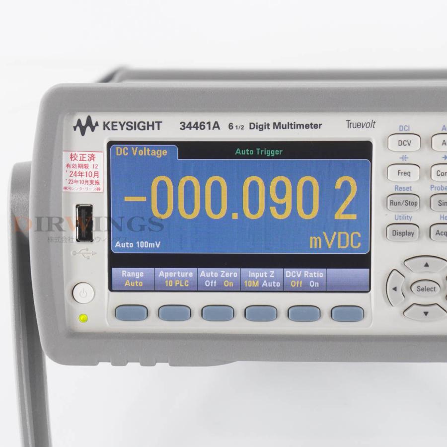 [JB]USED 保証なし Keysight 34461A Truevolt DMM 6 1/2 Digit Multimeter デジタルマルチメーター 電源コード [06759-0073 ...