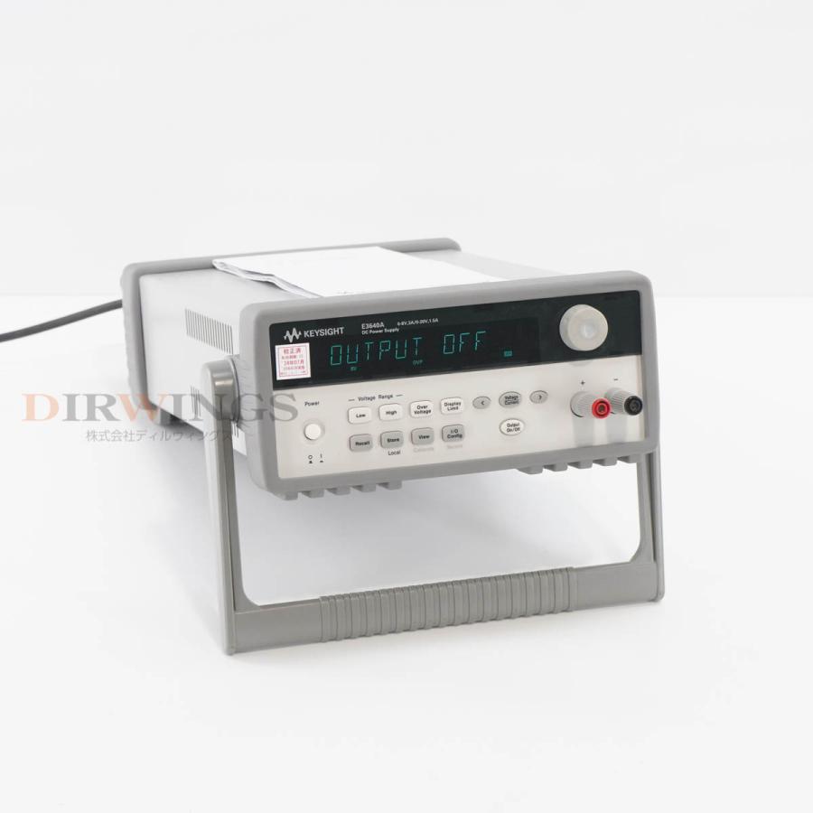 [DW]USED 8日保証 07/2023CAL Keysight E3640A DC Power Supply DC電源 直流電源 OPT ...