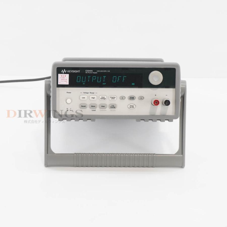 [DW]USED 8日保証 07/2023CAL Keysight E3640A DC Power Supply DC電源 直流電源 OPT ...