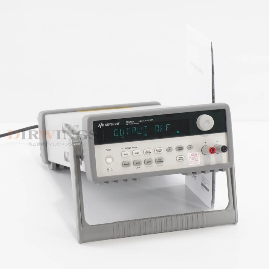 [DW]USED 8日保証 02/2023CAL Keysight E3640A DC Power Supply DC電源 直流電源 OPT ...