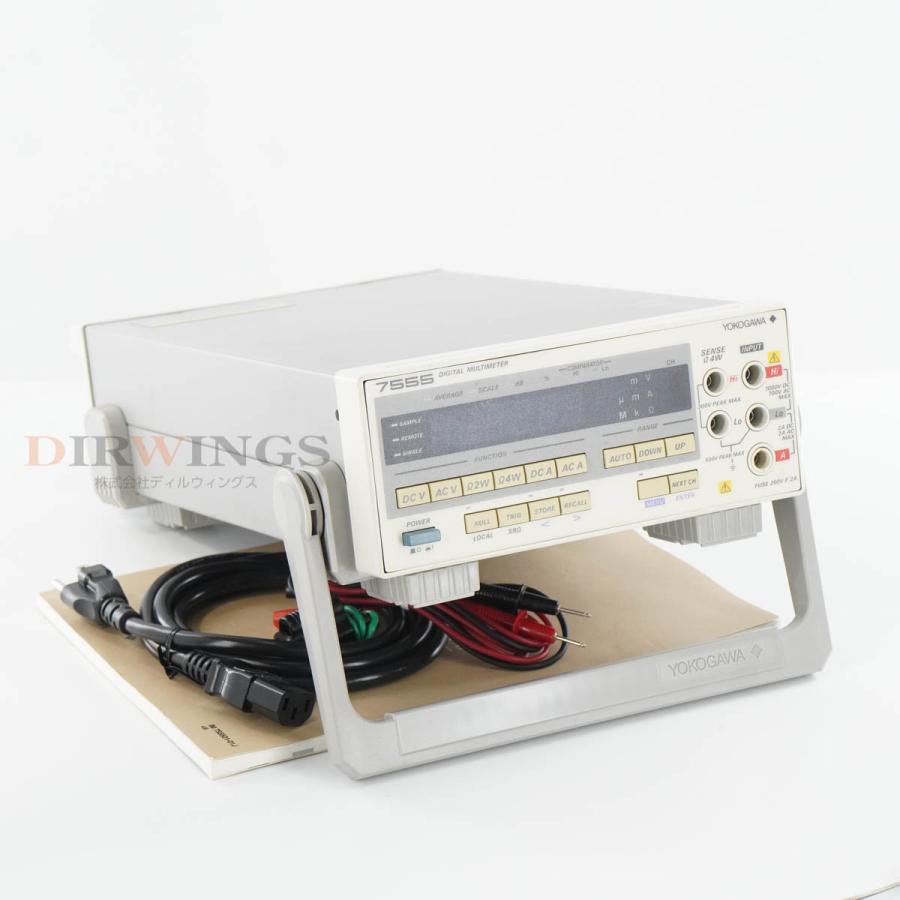 [JB]USED 保証なし YOKOGAWA 7555 755501-1-M/C1 DIGITAL MULTIMETER デジタルマルチ ...
