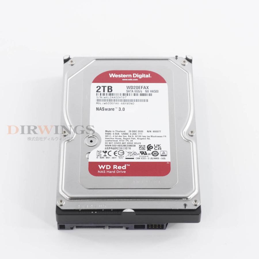 [PG]USED 8日保証 使用2594H Western Digital WD20EFAX WD Red 2TB SATA 6Gb/s ...