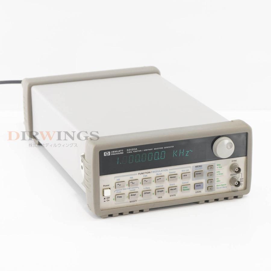 [DW]USED 8日保証 hp 33120A FUNCTION/ARBITRARY WAVEFORM GENERATOR ファンクション ...