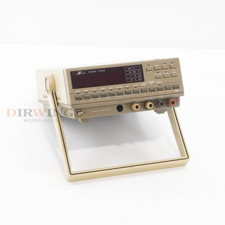 [JB]USED 保証なし IWATSU VOAC 7412 VOAC7412 DIGITAL MULTIMETER デジタルマルチメーター ...