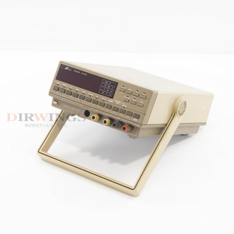 [JB]USED 保証なし IWATSU VOAC 7412 VOAC7412 DIGITAL MULTIMETER デジタルマルチメーター ...