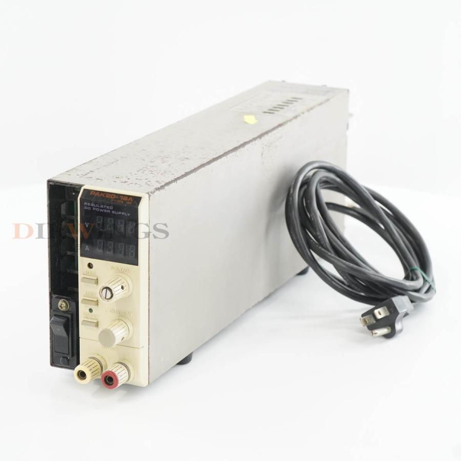 [JB]USED 保証なし KIKUSUI PAK20-18A REGULATED DC POWER SUPPLY 直流安定化電源 DC電源 ...