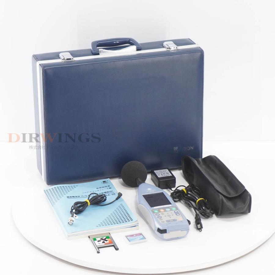 [DW]USED 8日保証 01/2024CAL RION NA-28 SOUND LEVEL METER 1/3 OCTAVE BAND ...
