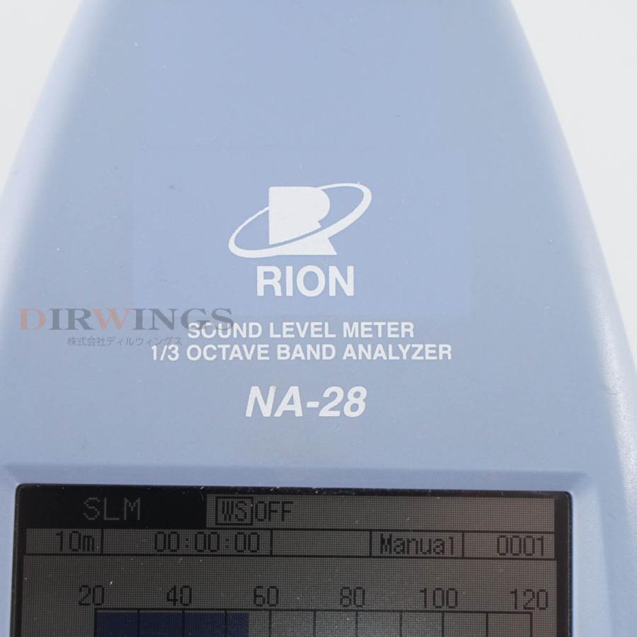 [DW]USED 8日保証 01/2024CAL RION NA-28 SOUND LEVEL METER 1/3 OCTAVE BAND ...