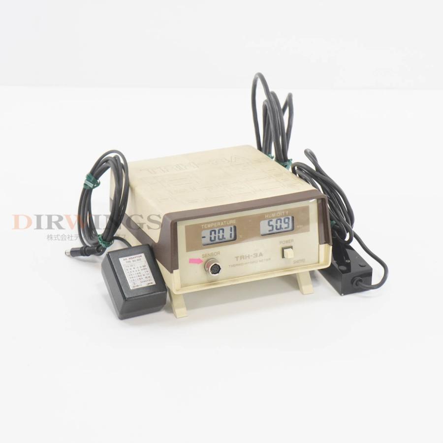 [DW]USED 8日保証 神栄テクノロジー TRH-3A THERMO-HYGRO METER デジタル温湿度計 THP-13 AC ...
