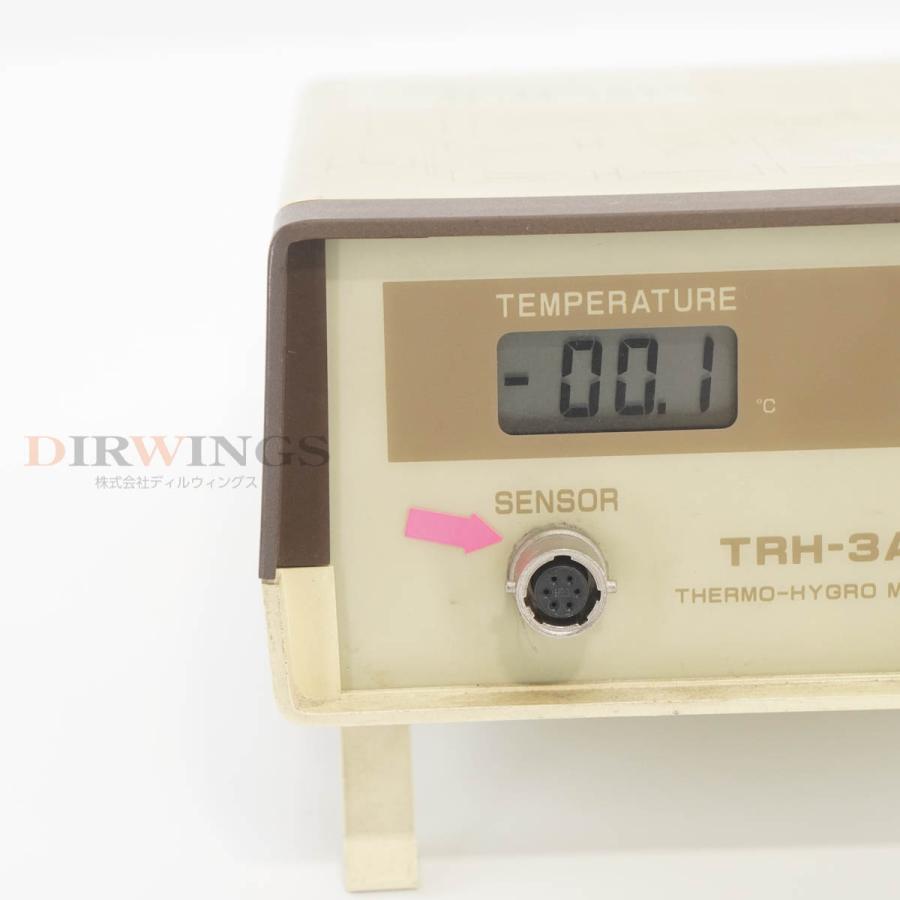 [DW]USED 8日保証 神栄テクノロジー TRH-3A THERMO-HYGRO METER デジタル温湿度計 THP-13 AC ...
