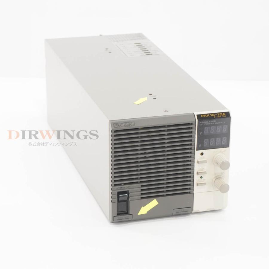 [JB]USED 保証なし KIKUSUI PAK10-70A PAK-A REGULATED DC POWER SUPPLY 直流安定化電源 DC電源 直流電源 0~10V 70A 単相 ...