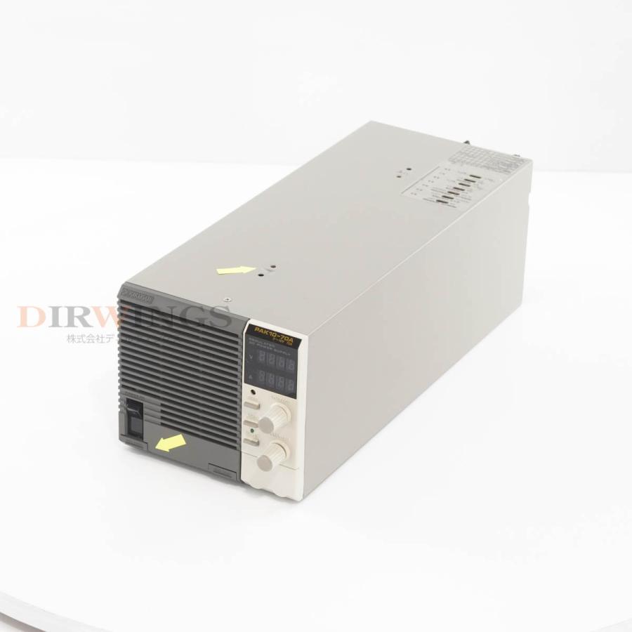 [JB]USED 保証なし KIKUSUI PAK10-70A PAK-A REGULATED DC POWER SUPPLY 直流安定化電源 DC電源 直流電源 0~10V 70A 単相 ...