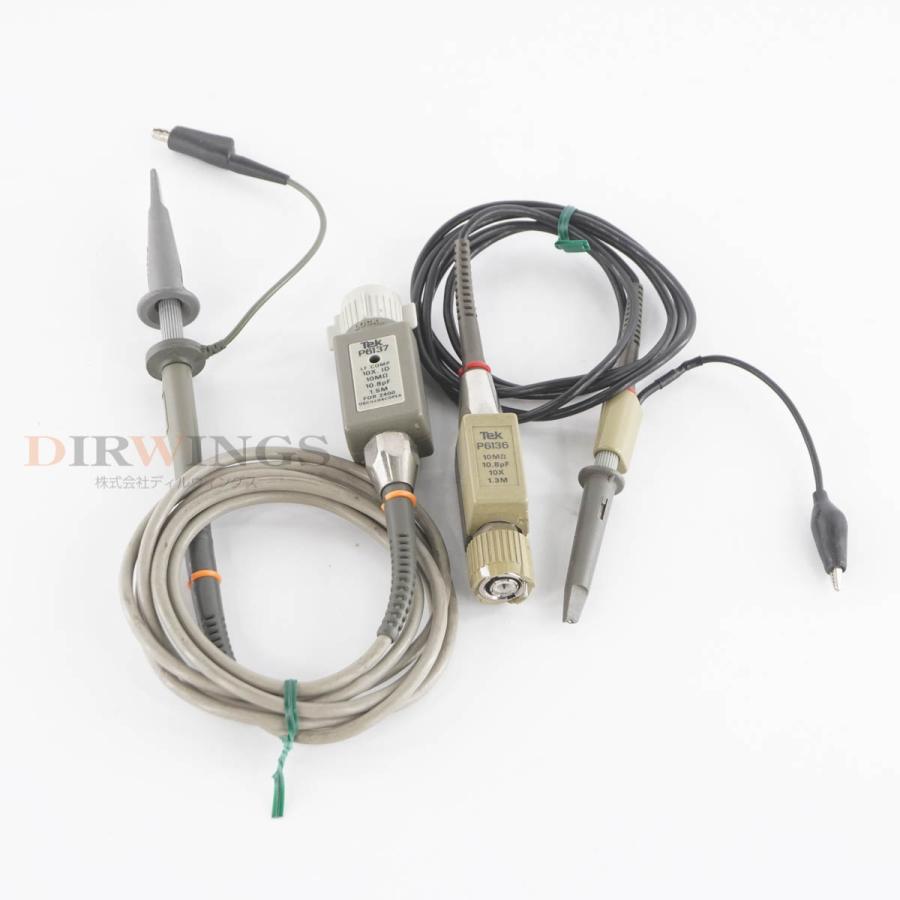 [DW]USED 8日保証 セット Tektronix P6137 P6136 10X Passive Probe for 2400 ...