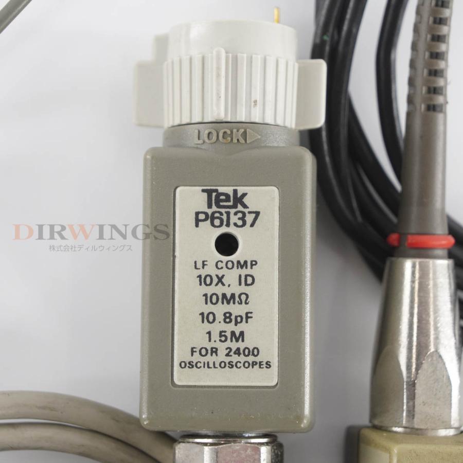 [DW]USED 8日保証 セット Tektronix P6137 P6136 10X Passive Probe for 2400 ...