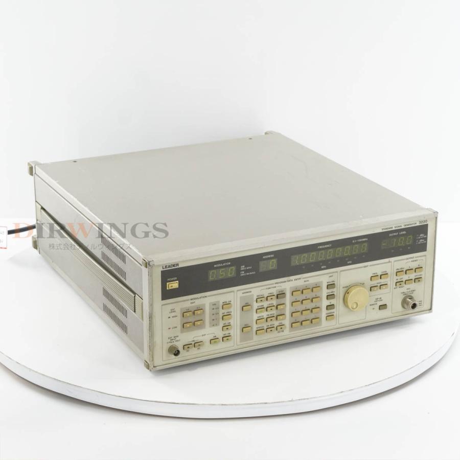 [DW]USED 8日保証 LEADER 3220 STANDARD SIGNAL GENERATOR 標準信号発生器 シグナルジェネレーター ...