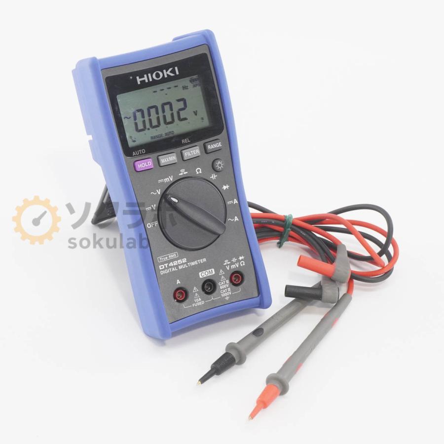 [DW]USED 8日保証 HIOKI DT4252 DMM DIGITAL MULTIMETER デジタルマルチメーター [06801-0039] : DIRWINGSショップ - 通販 ...