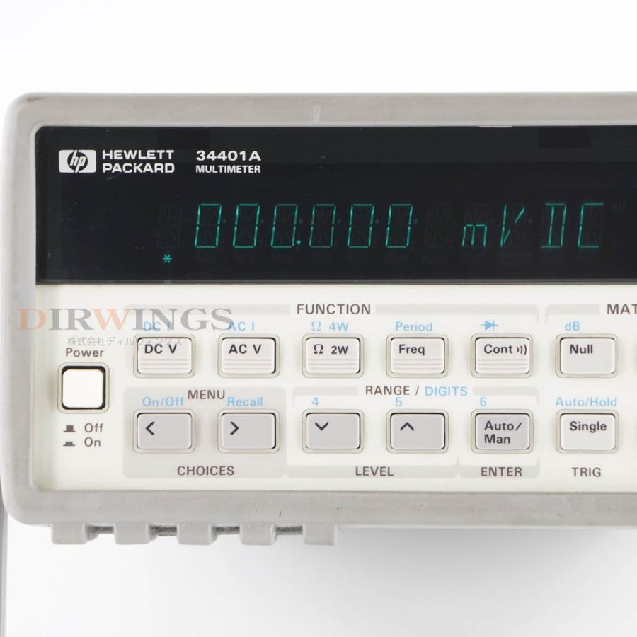 [DW]USED 8日保証 hp 34401A DMM DIGITAL MULTIMETER デジタルマルチメーター [06801-0077 ...