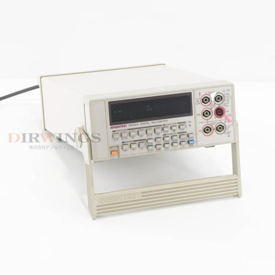 [DW]USED 8日保証 ADVANTEST R6452A DMM DIGITAL MULTIMETER デジタルマルチメーター ...
