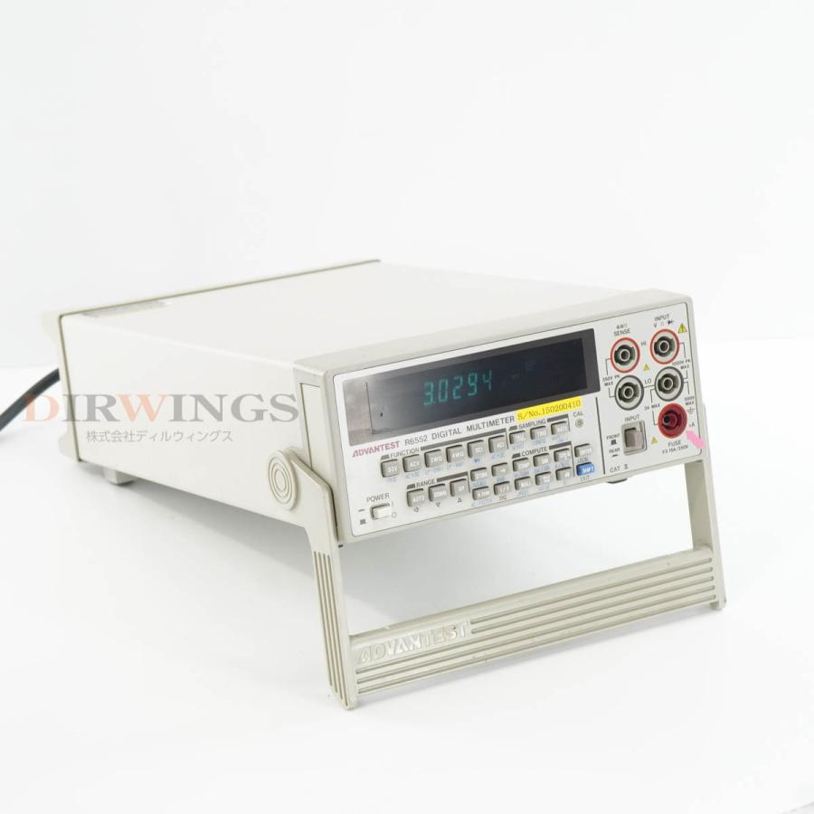[DW]USED 8日保証 ADVANTEST R6552 DMM DIGITAL MULTIMETER デジタルマルチメーター [06801 ...