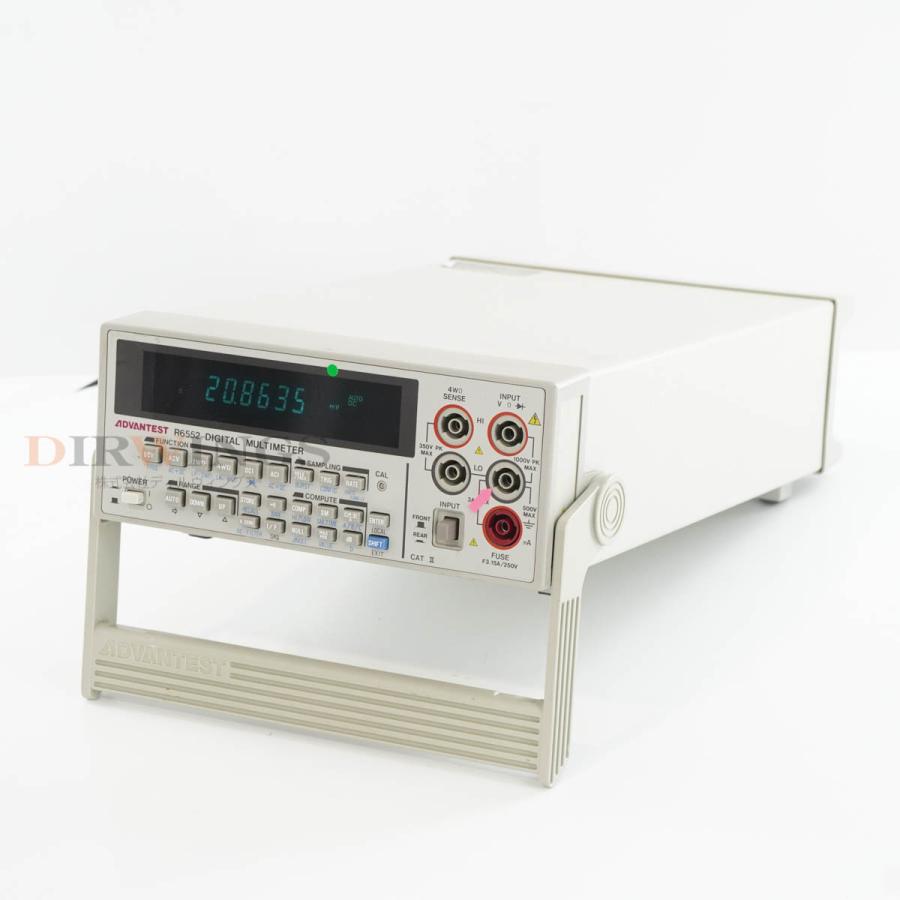[DW]USED 8日保証 ADVANTEST R6552 DMM DIGITAL MULTIMETER デジタルマルチメーター [06801 ...