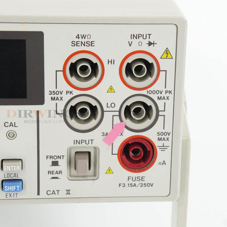 [DW]USED 8日保証 ADVANTEST R6552 DMM DIGITAL MULTIMETER デジタルマルチメーター [06801 ...