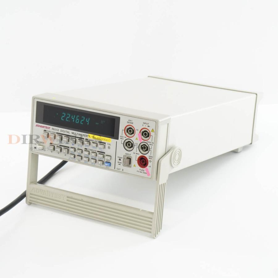 [DW]USED 8日保証 ADVANTEST R6552 DMM DIGITAL MULTIMETER デジタルマルチメーター [06801 ...