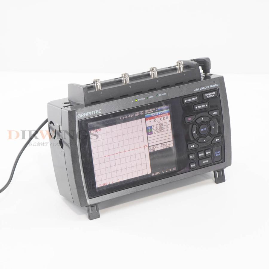[DW]USED 8日保証 GRAPHTEC GL900 GL900-4 midi LOGGER Data Logger データロガー 4ch ...