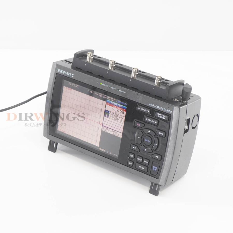 [DW]USED 8日保証 GRAPHTEC GL900 GL900-4 midi LOGGER Data Logger データロガー 4ch 絶縁高速多チャンネルデータロガー A ...