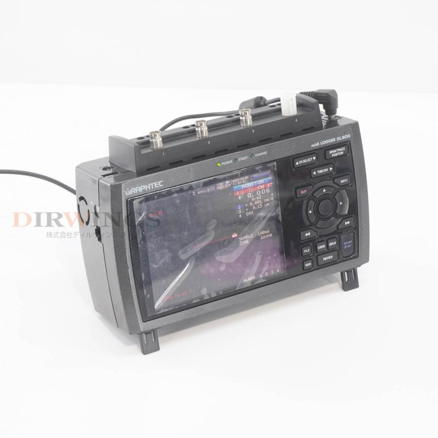 [DW]USED 8日保証 GRAPHTEC GL900 GL900-4 midi LOGGER Data Logger データロガー 4ch ...