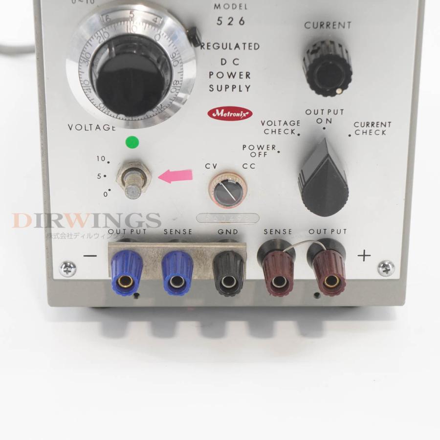 [DW]USED 8日保証 セット METRONIX 5222B 526 REGULATED DC POWER SUPPLY 直流安定化電源 ...