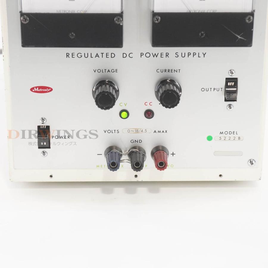 [DW]USED 8日保証 セット METRONIX 5222B 526 REGULATED DC POWER SUPPLY 直流安定化電源 ...