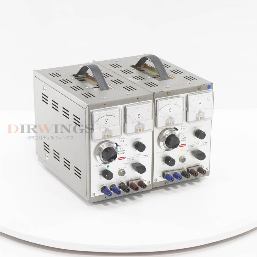[DW]USED 8日保証 2台セット METRONIX 526 REGULATED DC POWER SUPPLY 直流安定化電源 DC電源 直流電源 [06801-0178 ...
