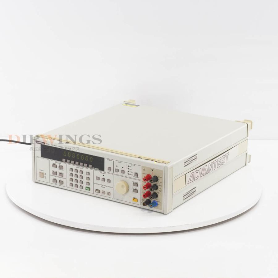 [DW]USED 8日保証 ADVANTEST R6161 VOLTAGE CURRENT SOURCE 直流電圧/電流発生器 OPT 01 ...