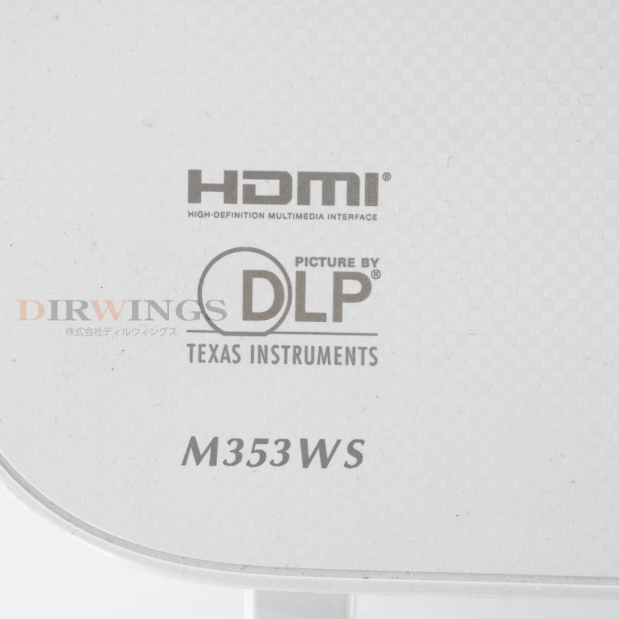 [PG]USED 8日保証 ランプ0時間 NEC NP-M353WSJD M353WS 短焦点 プロジェクター 3500lm WXGA DLP ...