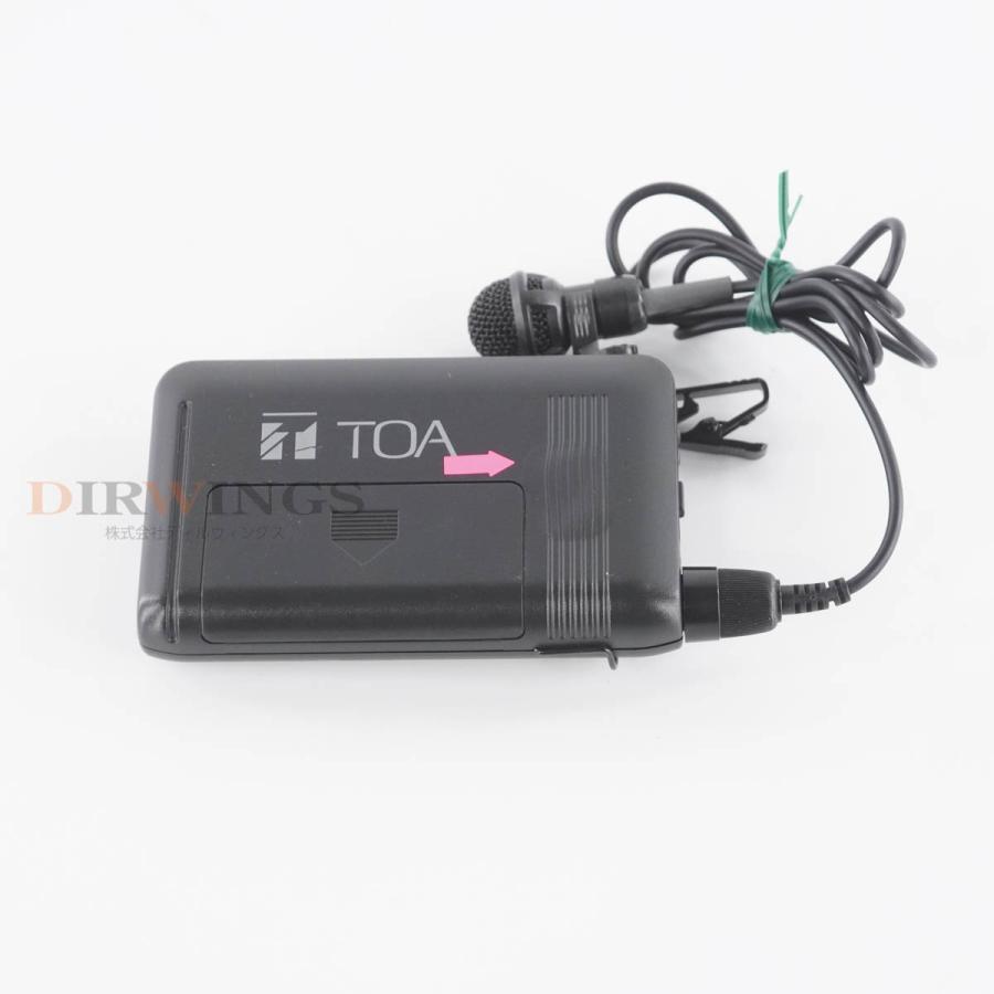 [PG]USED 8日保証 TOA WM-1320 ワイヤレスマイク タイピン型 800MHz WIRELESS MICROPHONE ...
