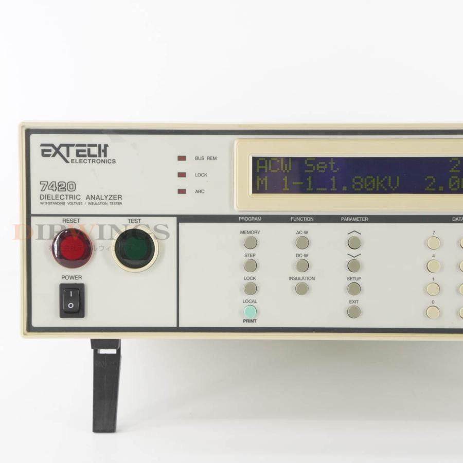 [DW]USED 8日保証 2台入荷 EXTECH ELECTRONICS 7420 DEA DIELECTRIC ANALYZER WITHSTANDING VOLTAGE ...