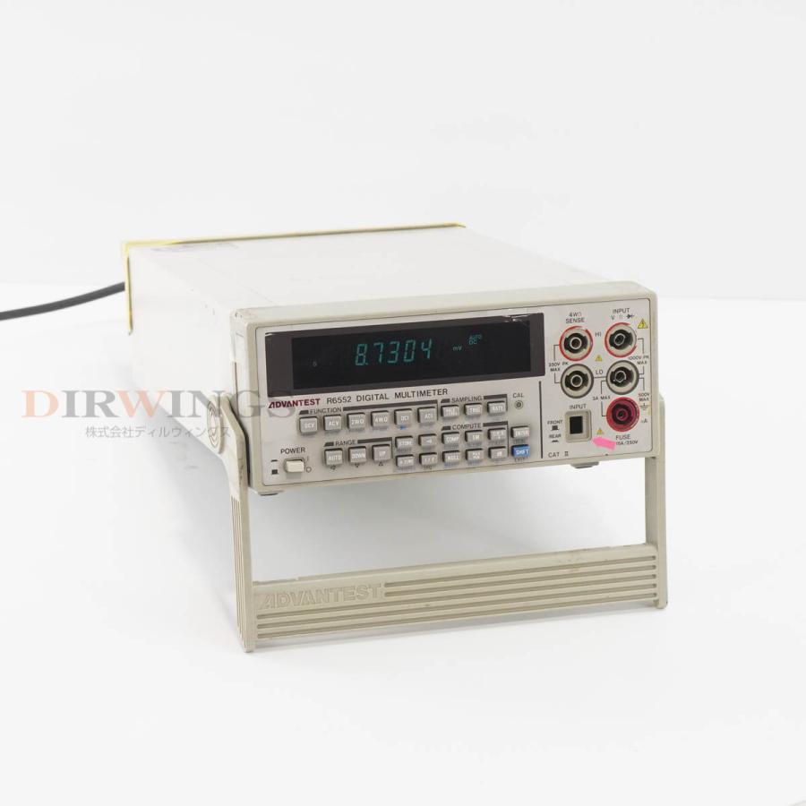 [DW]USED ADVANTEST R6552 DMM DIGITAL MULTIMETER デジタルマルチメーター [06811-0006 ...