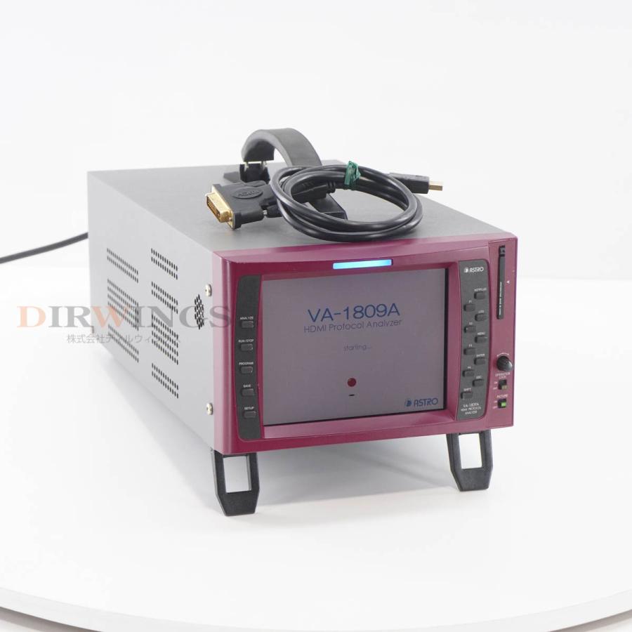 [DW]USED 8日保証 ASTRO VA-1809A HDMI PROTOCOL ANALYZER HDMIプロトコルアナライザー 電源 ...