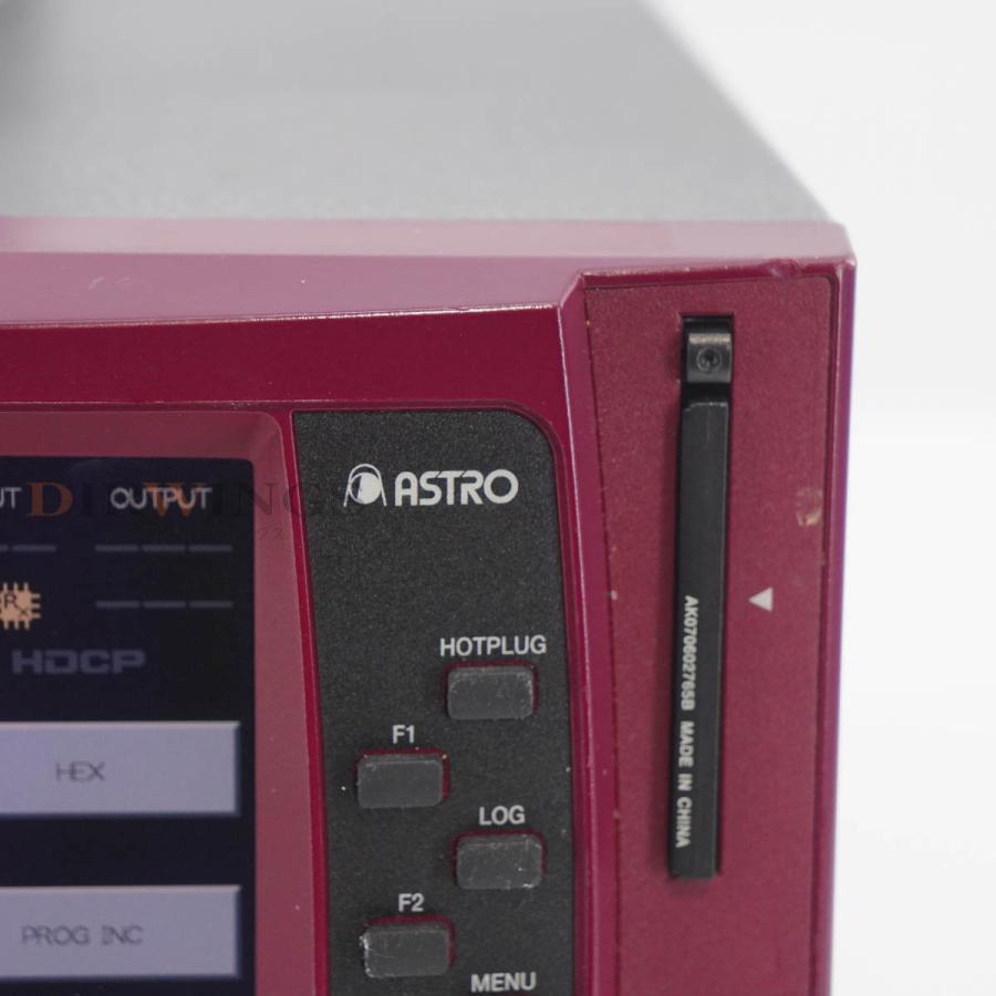 [DW]USED 8日保証 ASTRO VA-1809A HDMI PROTOCOL ANALYZER HDMIプロトコルアナライザー 電源 ...
