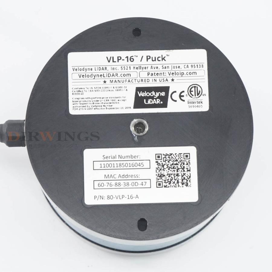 [DW]USED 8日保証 Velodyne LIDAR VLP-16 Puck 3D LiDARセンサー 三次元 全方位 レーザー ...