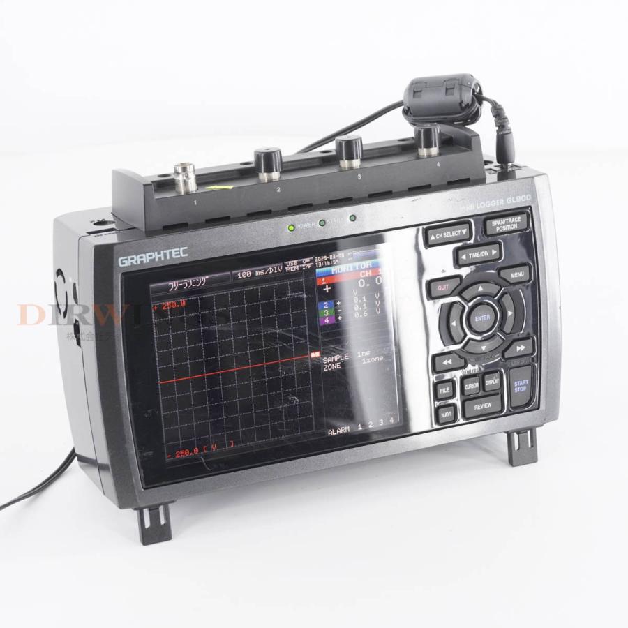 [DW]USED 8日保証 GRAPHTEC GL900 GL900-4 midi LOGGER Data Logger データロガー 4ch ...