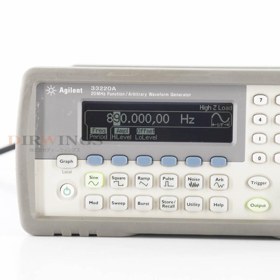 [DW]USED 8日保証 10台入荷 Agilent 33220A Function/Arbitrary Waveform ...