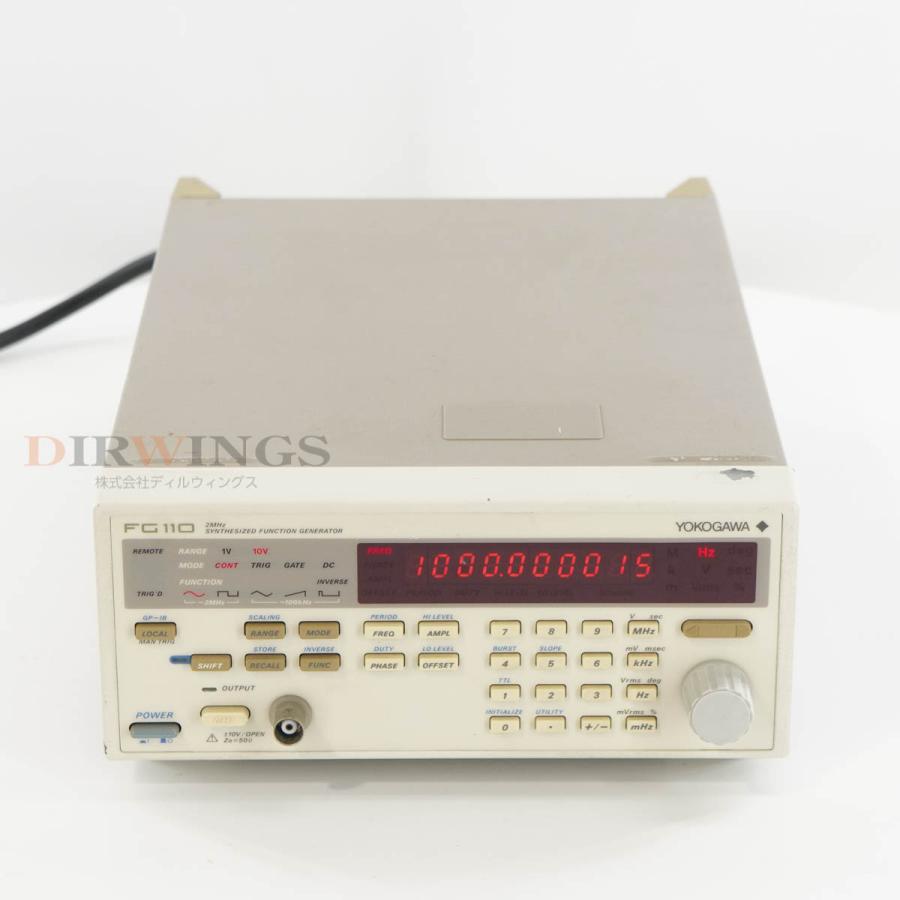 [DW]USED 8日保証 3台入荷 YOKOGAWA FG110 706011-1-M SYNTHESIZED FUNCTION ...
