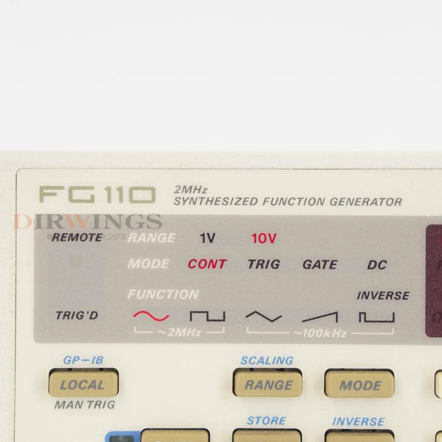 [DW]USED 8日保証 3台入荷 YOKOGAWA FG110 706011-1-M SYNTHESIZED FUNCTION ...