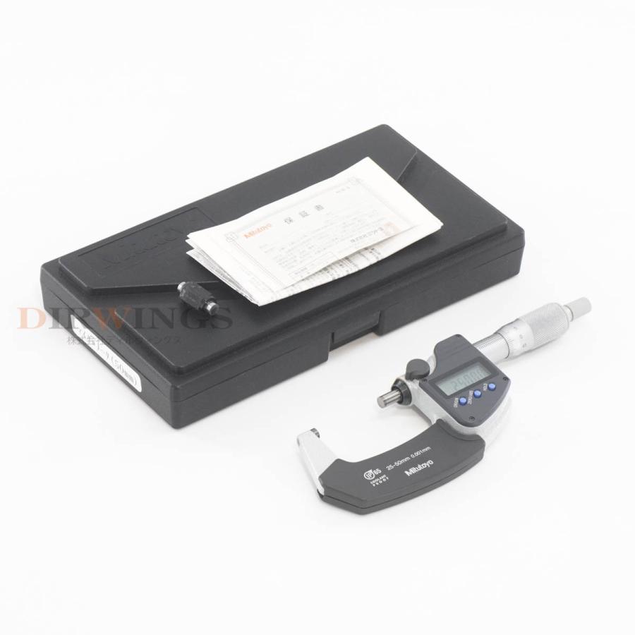 [DW]USED 8日保証 Mitutoyo MDC-50PJ 293-241 Digimatic Micrometer デジタルマイクロメーター 25-50mm 0.001mm 取扱説明書 ...
