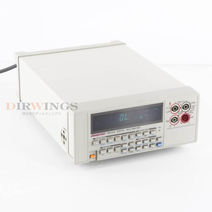 [DW]USED 8日保証 ADVANTEST R6441A DMM DIGITAL MULTIMETER デジタルマルチメーター ...