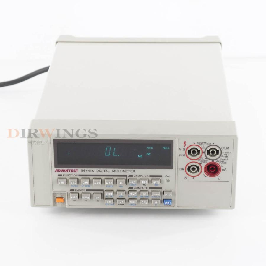 [DW]USED 8日保証 ADVANTEST R6441A DMM DIGITAL MULTIMETER デジタルマルチメーター ...