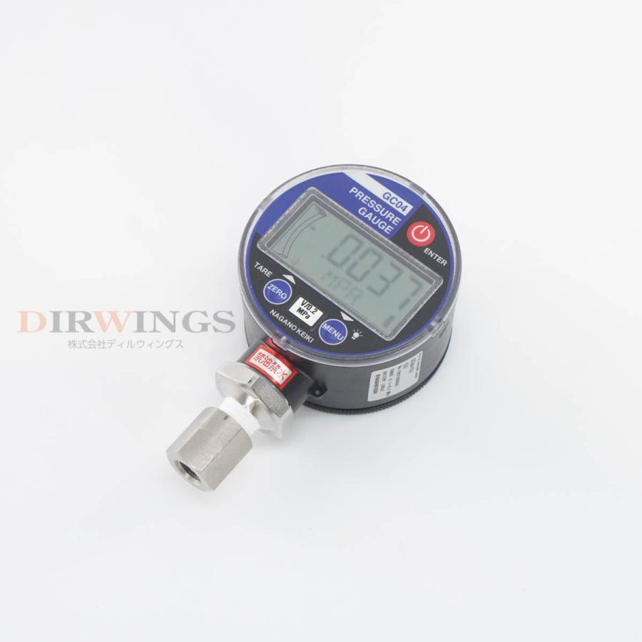 [DW]USED 8日保証 NAGANO KEIKI GC04 GC04-174 DIGITAL PRESSURE GAUGE デジタル圧力計 [06820-0495] : ソクラボショップ ...